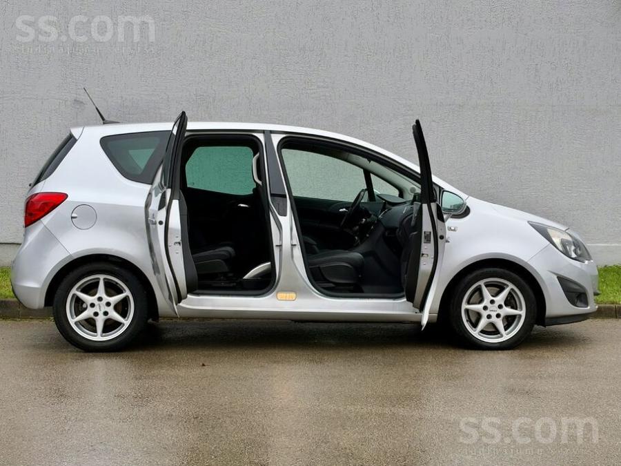 Grey Opel Meriva 2011 in Jelgava, with an engine capacity of 1.70 L and mileage of 0 thousand km for 4500 €, photo 8 on AUTOMOTO.COM.LV