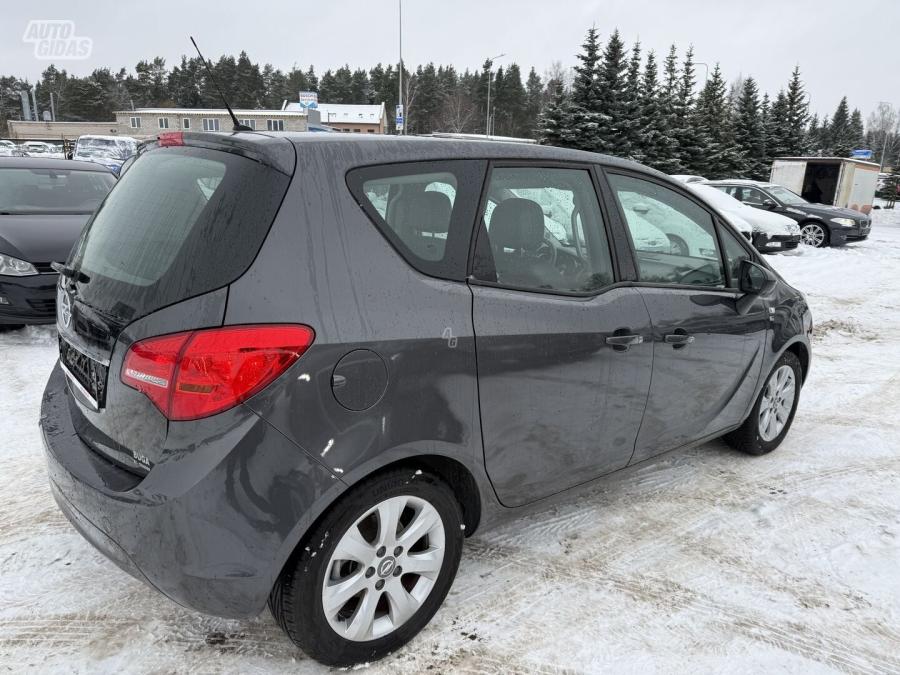Grey Opel Meriva 2012 in Utena, with an engine capacity of 1.40 L and mileage of 103 thousand km for 3950 €, photo 4 on AUTOMOTO.COM.LV