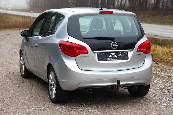 Grey Opel Meriva 2012 in Kretinga, with an engine capacity of 1.36 L and mileage of 156 thousand km for 4199 €, photo 6 on AUTOMOTO.COM.LV