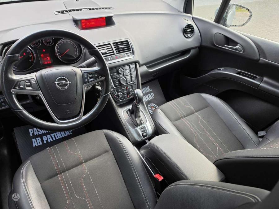 Grey Opel Meriva 2012 in Silute, with an engine capacity of 1.40 L and mileage of 113 thousand km for 2500 €, photo 17 on AUTOMOTO.COM.LV