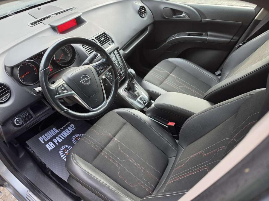 Grey Opel Meriva 2012 in Silute, with an engine capacity of 1.40 L and mileage of 113 thousand km for 2500 €, photo 22 on AUTOMOTO.COM.LV