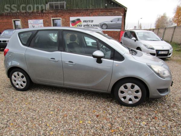 Grey Opel Meriva 2014 in Daugavpils, with an engine capacity of 1.60 L and mileage of 189 thousand km for 5790 €, photo 6 on AUTOMOTO.COM.LV