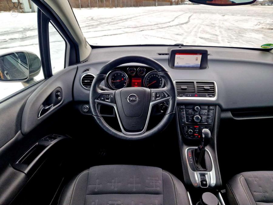 Grey Opel Meriva 2014 in Marijampole, with an engine capacity of 1.36 L and mileage of 200 thousand km for 5850 €, photo 12 on AUTOMOTO.COM.LV