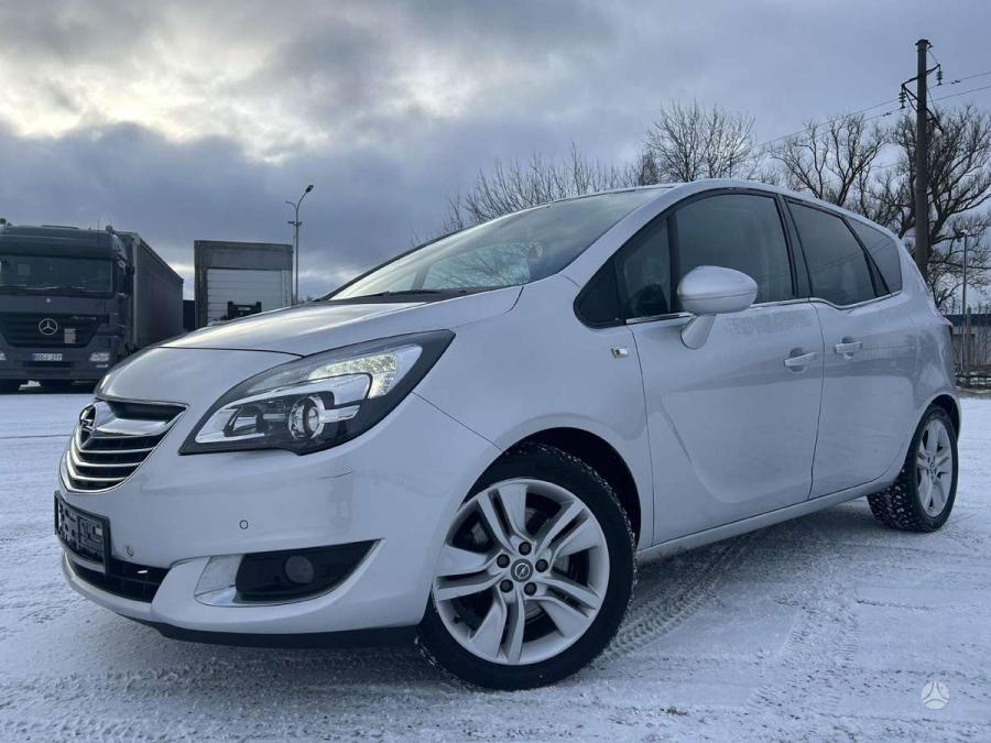 Grey Opel Meriva 2015 in Marijampole, with an engine capacity of 1.36 L and mileage of 167 thousand km for 4500 €, photo 1 on AUTOMOTO.COM.LV