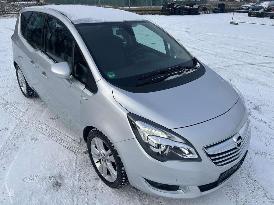 Grey Opel Meriva 2015 in Marijampole, with an engine capacity of 1.36 L and mileage of 167 thousand km for 4500 €, photo 10 on AUTOMOTO.COM.LV
