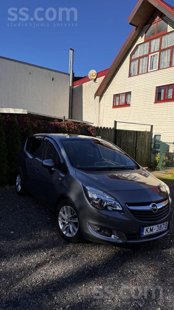 Pelēks Opel Meriva 2016 Rīga, ar dzinēja tilpumu 1.60 L un nobraukumu 140 tūkst. km par 7350 €, foto 1 vietnē AUTOMOTO.COM.LV
