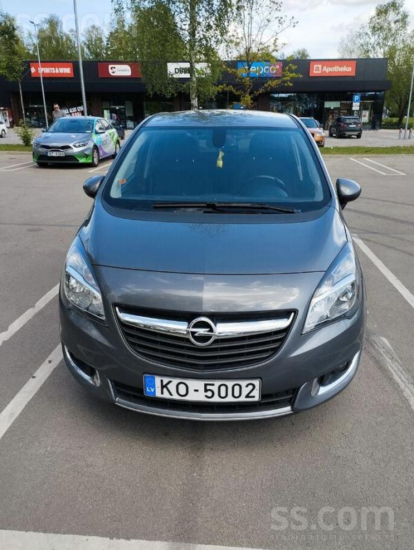 Pelēks Opel Meriva 2017 Rīga, ar dzinēja tilpumu 1.60 L un nobraukumu 103 tūkst. km par 6200 €, foto 1 vietnē AUTOMOTO.COM.LV