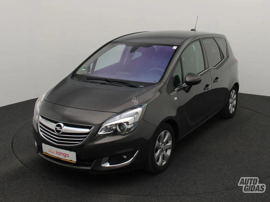 Grey Opel Meriva 2017 in Vilnius, with an engine capacity of 1.40 L and mileage of 151 thousand km for 7899 €, photo 1 on AUTOMOTO.COM.LV