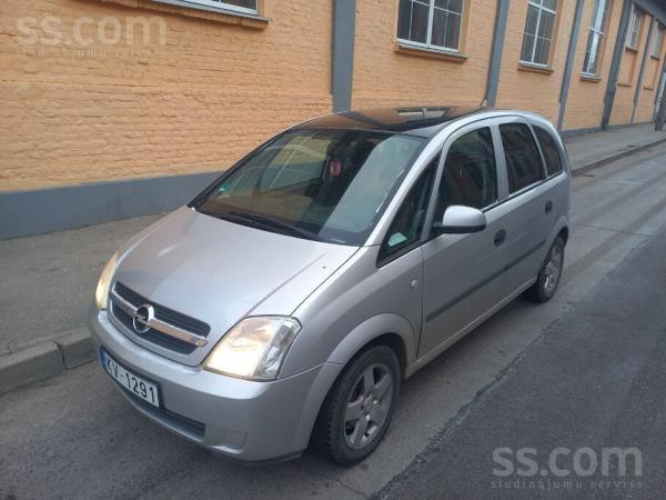 Pelēks Opel Meriva 2004 Rīga, ar dzinēja tilpumu 1.60 L un nobraukumu 344 tūkst. km par 1200 €, foto 3 vietnē AUTOMOTO.COM.LV