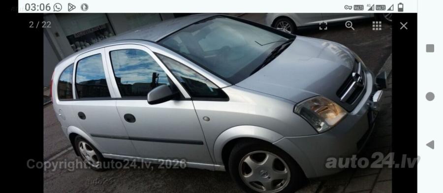 Pelēks Opel Meriva 2004 Tallina, ar dzinēja tilpumu 0.00 L un nobraukumu 0 tūkst. km par 999 €, foto 1 vietnē AUTOMOTO.COM.LV