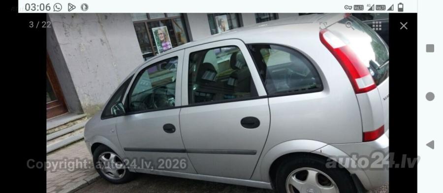 Pelēks Opel Meriva 2004 Tallina, ar dzinēja tilpumu 0.00 L un nobraukumu 0 tūkst. km par 999 €, foto 5 vietnē AUTOMOTO.COM.LV