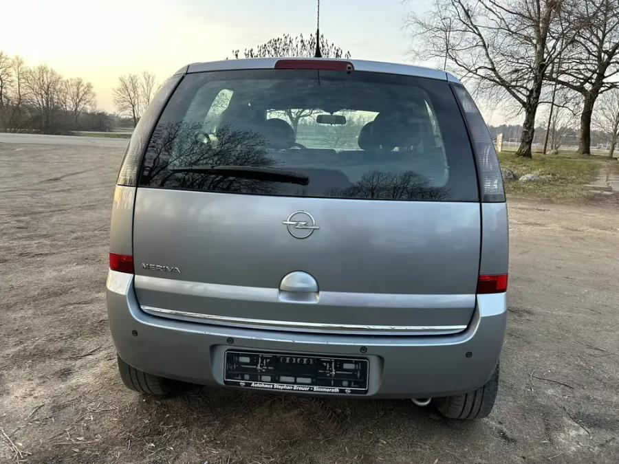 Grey Opel Meriva 2006 in Grobiņa, with an engine capacity of 1.40 L and mileage of 194 thousand km for 2550 €, photo 7 on AUTOMOTO.COM.LV