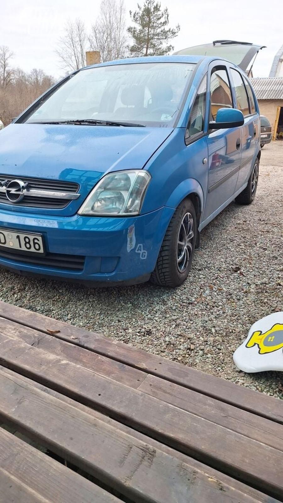 Opel Meriva 2004 Telšiai, ar dzinēja tilpumu 1.70 L un nobraukumu 295 tūkst. km par 950 €, foto 1 vietnē AUTOMOTO.COM.LV
