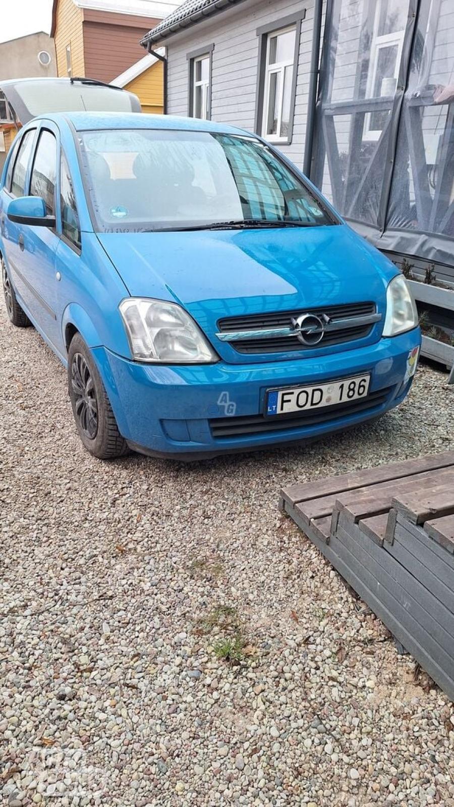 Opel Meriva 2004 Telšiai, ar dzinēja tilpumu 1.70 L un nobraukumu 295 tūkst. km par 950 €, foto 3 vietnē AUTOMOTO.COM.LV