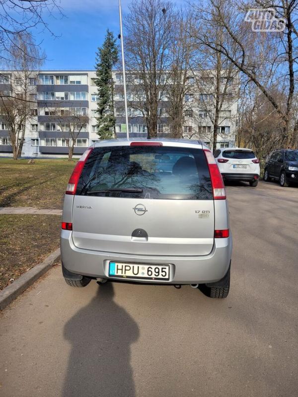 Opel Meriva 2004 Kauņa, ar dzinēja tilpumu 1.70 L un nobraukumu 45 tūkst. km par 720 €, foto 3 vietnē AUTOMOTO.COM.LV