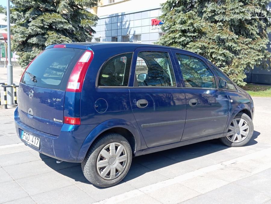 Opel Meriva 2004 Visaginas, ar dzinēja tilpumu 1.70 L un nobraukumu 274 tūkst. km par 650 €, foto 5 vietnē AUTOMOTO.COM.LV
