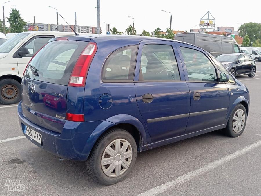 Opel Meriva 2004 Viļņa, ar dzinēja tilpumu 1.70 L un nobraukumu 274 tūkst. km par 600 €, foto 5 vietnē AUTOMOTO.COM.LV