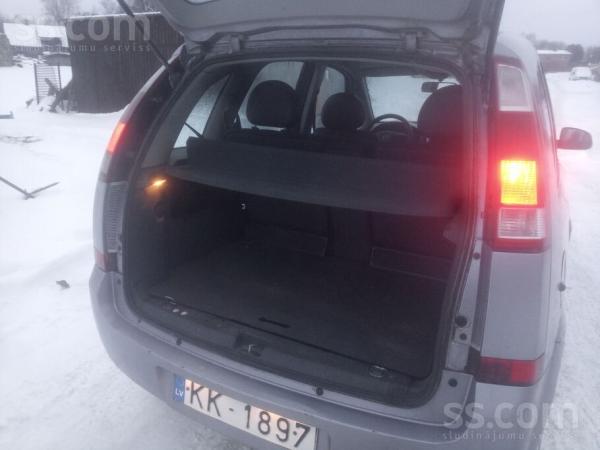 Opel Meriva 2005 Talsi, ar dzinēja tilpumu 1.70 L un nobraukumu 291 tūkst. km par 850 €, foto 9 vietnē AUTOMOTO.COM.LV
