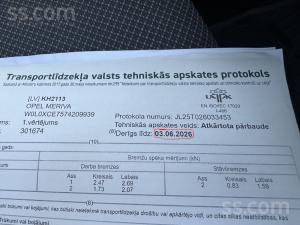 Opel Meriva 2007 Jelgava, ar dzinēja tilpumu 1.70 L un nobraukumu 302 tūkst. km par 1650 €, foto 21 vietnē AUTOMOTO.COM.LV