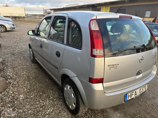 Opel Meriva 2003 in Kretinga, with an engine capacity of 1.60 L and mileage of 275 thousand km for 650 €, photo 4 on AUTOMOTO.COM.LV