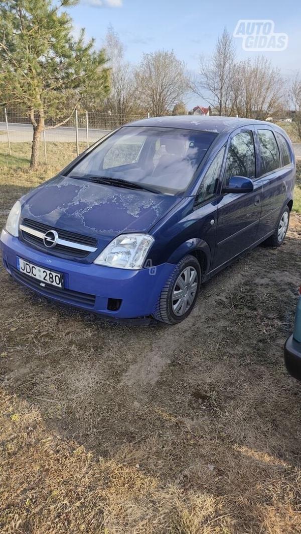 Opel Meriva 2003 Marijampole, ar dzinēja tilpumu 1.60 L un nobraukumu 250 tūkst. km par 350 €, foto 2 vietnē AUTOMOTO.COM.LV