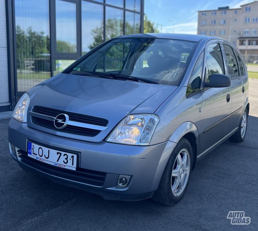 Opel Meriva 2003 Kretinga, ar dzinēja tilpumu 1.80 L un nobraukumu 160 tūkst. km par 1450 €, foto 3 vietnē AUTOMOTO.COM.LV
