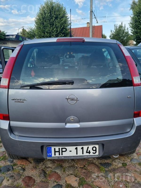 Opel Meriva 2004 in Liepaja, with an engine capacity of 1.60 L and mileage of 197 thousand km for 750 €, photo 2 on AUTOMOTO.COM.LV