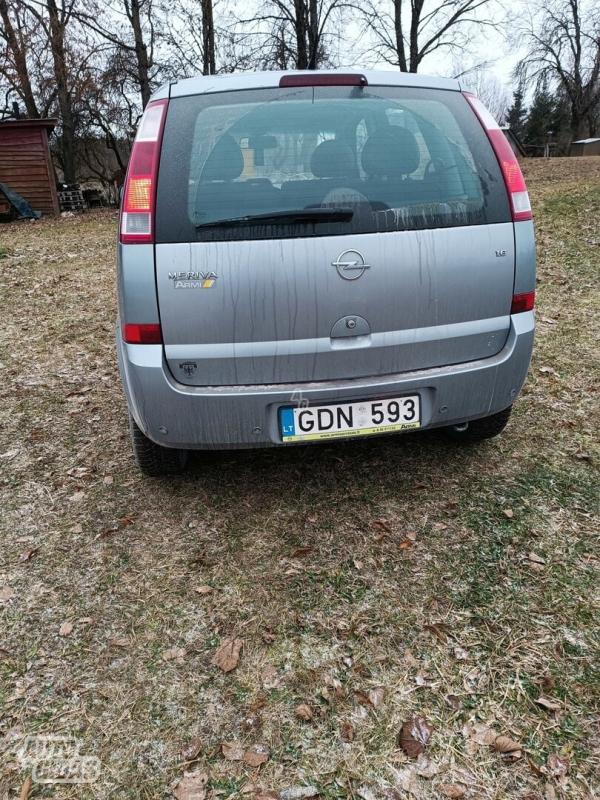 Opel Meriva 2004 Utena, ar dzinēja tilpumu 1.60 L un nobraukumu 194 tūkst. km par 999 €, foto 4 vietnē AUTOMOTO.COM.LV