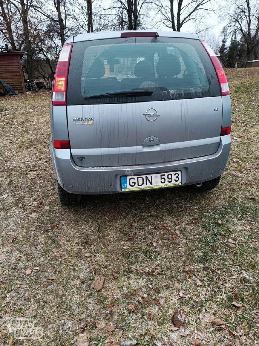 Opel Meriva 2004 Utena, ar dzinēja tilpumu 1.60 L un nobraukumu 194 tūkst. km par 999 €, foto 4 vietnē AUTOMOTO.COM.LV