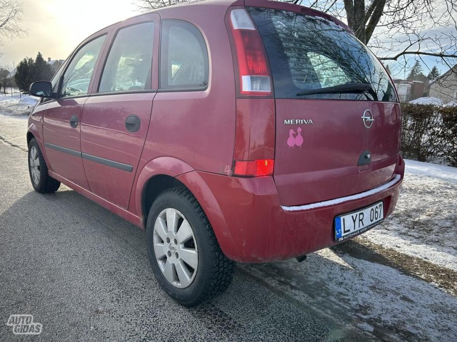 Opel Meriva 2004 Varėna, ar dzinēja tilpumu 1.60 L un nobraukumu 221 tūkst. km par 550 €, foto 4 vietnē AUTOMOTO.COM.LV