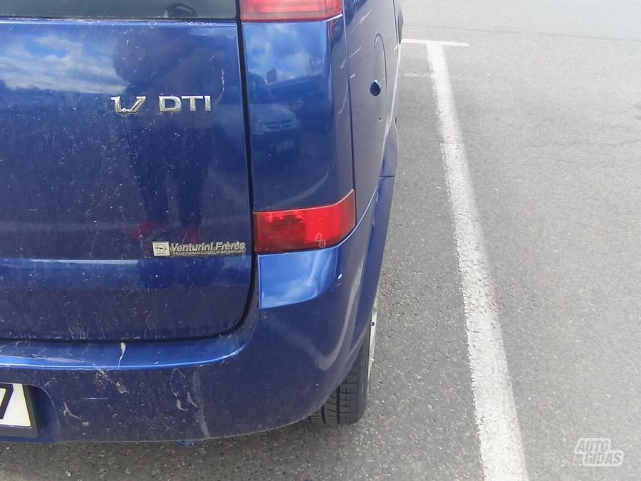 Opel Meriva 2004 Viļņa, ar dzinēja tilpumu 1.70 L un nobraukumu 274 tūkst. km par 600 €, foto 12 vietnē AUTOMOTO.COM.LV