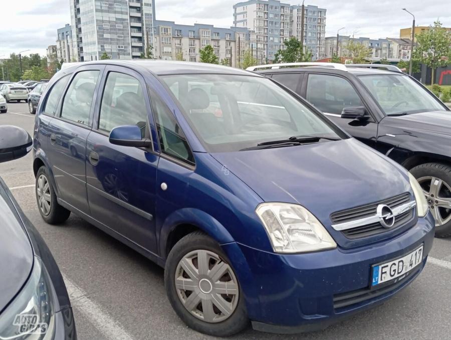 Opel Meriva 2004 in Vilnius, with an engine capacity of 1.70 L and mileage of 274 thousand km for 600 €, photo 4 on AUTOMOTO.COM.LV