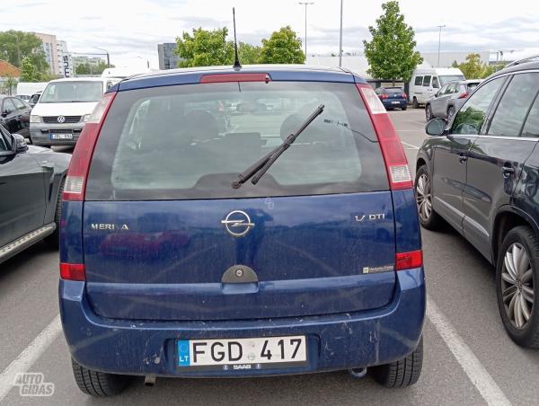 Opel Meriva 2004 Viļņa, ar dzinēja tilpumu 1.70 L un nobraukumu 274 tūkst. km par 600 €, foto 4 vietnē AUTOMOTO.COM.LV