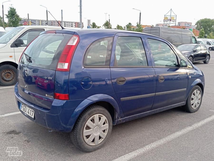 Opel Meriva 2004 Viļņa, ar dzinēja tilpumu 1.70 L un nobraukumu 274 tūkst. km par 600 €, foto 5 vietnē AUTOMOTO.COM.LV