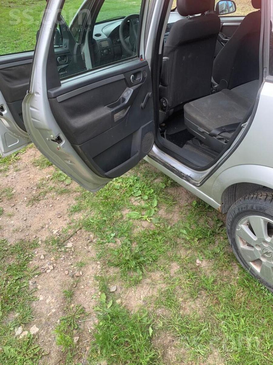 Opel Meriva 2004 Liepāja, ar dzinēja tilpumu 1.70 L un nobraukumu 255 tūkst. km par 1050 €, foto 8 vietnē AUTOMOTO.COM.LV