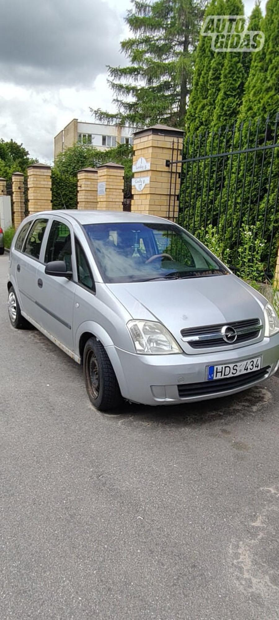 Opel Meriva 2004 Viļņa, ar dzinēja tilpumu 1.70 L un nobraukumu 270 tūkst. km par 380 €, foto 1 vietnē AUTOMOTO.COM.LV