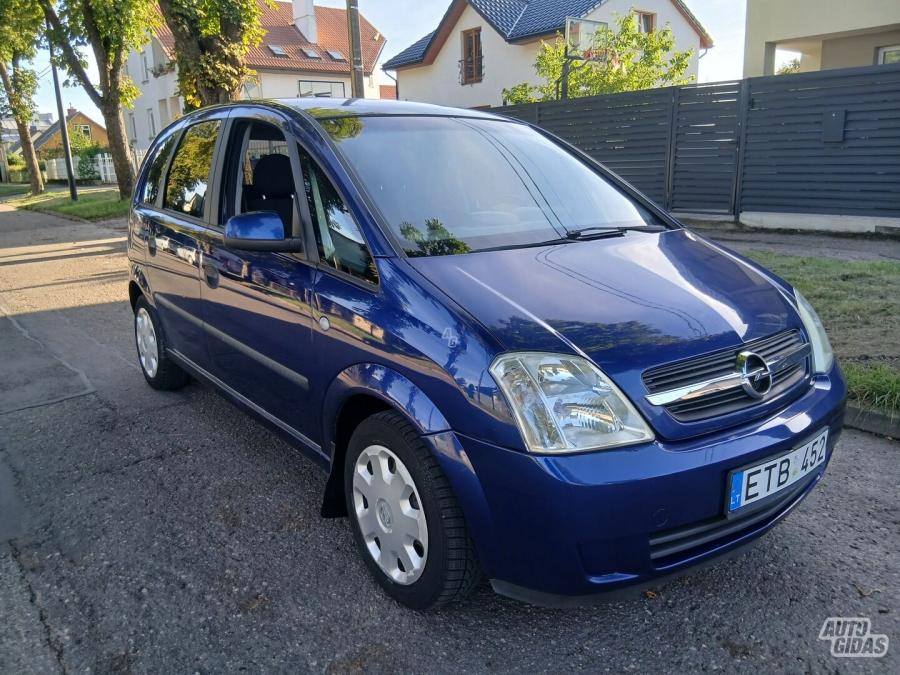 Opel Meriva 2004 in Alytus, with an engine capacity of 1.60 L and mileage of 97 thousand km for 1050 €, photo 1 on AUTOMOTO.COM.LV