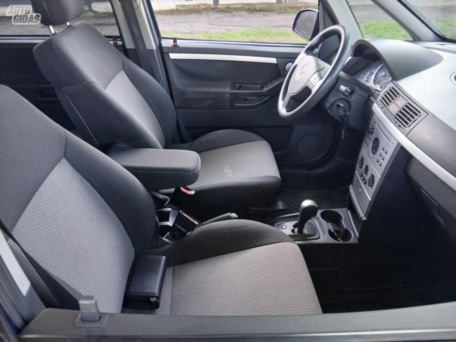 Opel Meriva 2004 in Alytus, with an engine capacity of 1.60 L and mileage of 97 thousand km for 1050 €, photo 11 on AUTOMOTO.COM.LV
