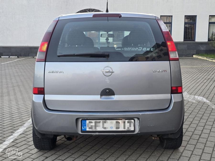 Opel Meriva 2004 Viļņa, ar dzinēja tilpumu 1.70 L un nobraukumu 408 tūkst. km par 400 €, foto 9 vietnē AUTOMOTO.COM.LV