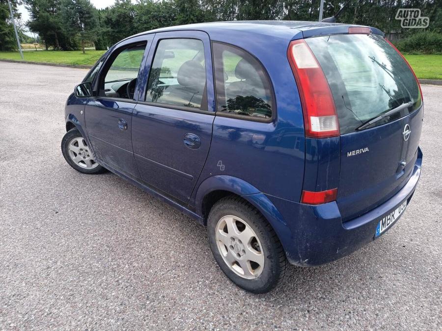 Opel Meriva 2005 Šakiai, ar dzinēja tilpumu 1.70 L un nobraukumu 295 tūkst. km par 950 €, foto 6 vietnē AUTOMOTO.COM.LV