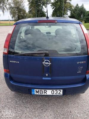 Opel Meriva 2005 Šakiai, ar dzinēja tilpumu 1.70 L un nobraukumu 295 tūkst. km par 950 €, foto 7 vietnē AUTOMOTO.COM.LV