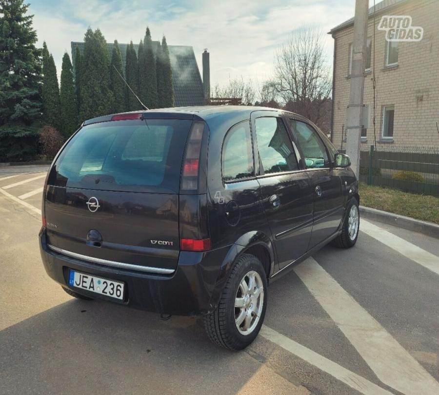 Opel Meriva 2006 in Vilnius, with an engine capacity of 1.70 L and mileage of 228 thousand km for 1450 €, photo 5 on AUTOMOTO.COM.LV