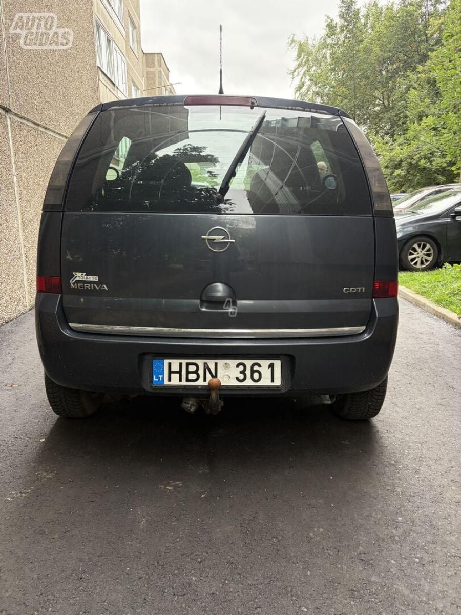 Opel Meriva 2006 in Vilnius, with an engine capacity of 1.30 L and mileage of 224 thousand km for 499 €, photo 6 on AUTOMOTO.COM.LV