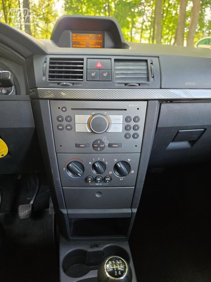 Opel Meriva 2007 in Jurbarkas, with an engine capacity of 1.60 L and mileage of 152 thousand km for 550 €, photo 9 on AUTOMOTO.COM.LV