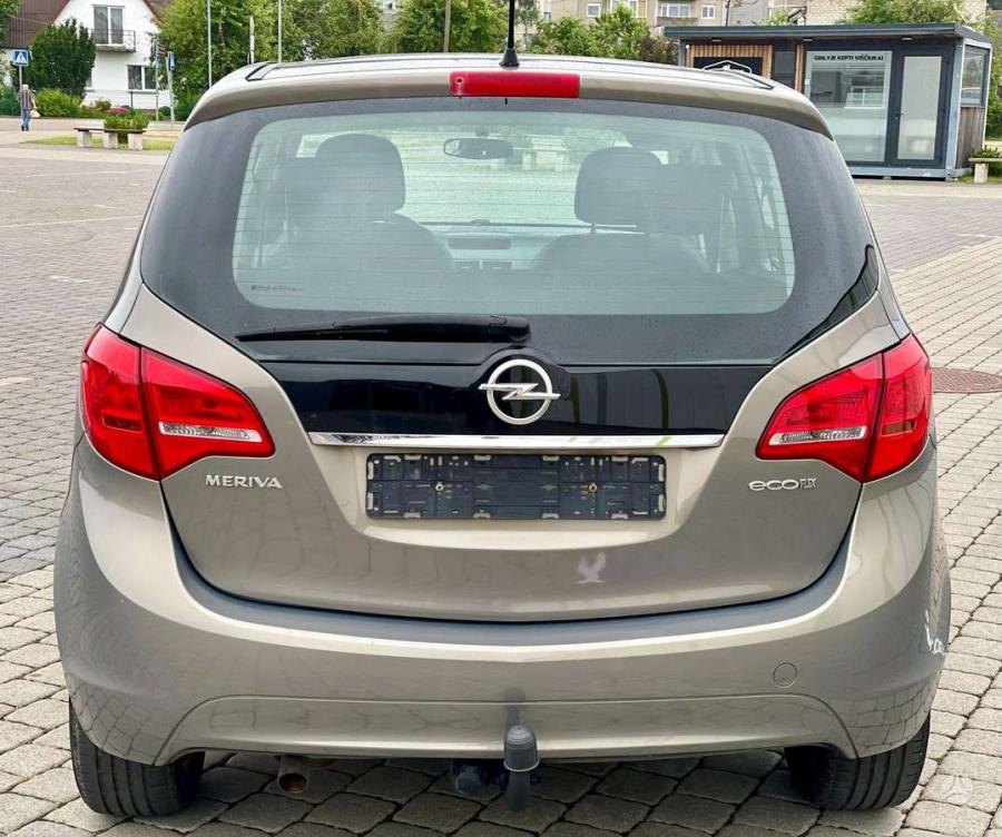 Opel Meriva 2012 Raseiniai, ar dzinēja tilpumu 1.40 L un nobraukumu 200 tūkst. km par 2599 €, foto 9 vietnē AUTOMOTO.COM.LV