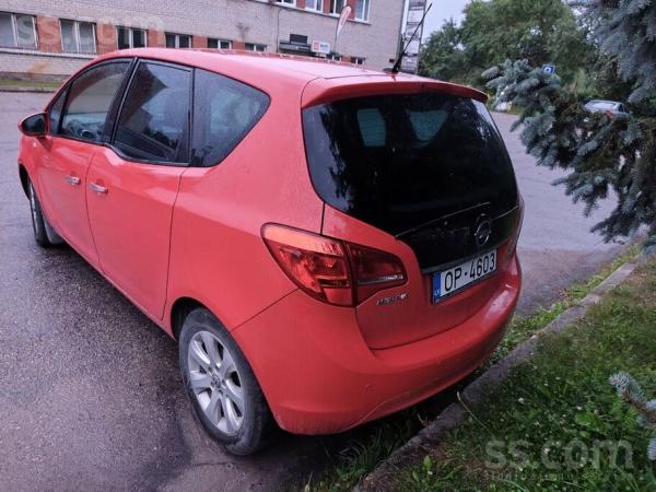 Sarkans Opel Meriva 2010 Jūrmala, ar dzinēja tilpumu 1.70 L un nobraukumu 280 tūkst. km par 2890 €, foto 3 vietnē AUTOMOTO.COM.LV