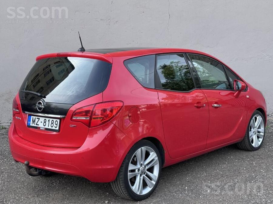 Sarkans Opel Meriva 2012 Rīga, ar dzinēja tilpumu 1.70 L un nobraukumu 228 tūkst. km par 3290 €, foto 6 vietnē AUTOMOTO.COM.LV