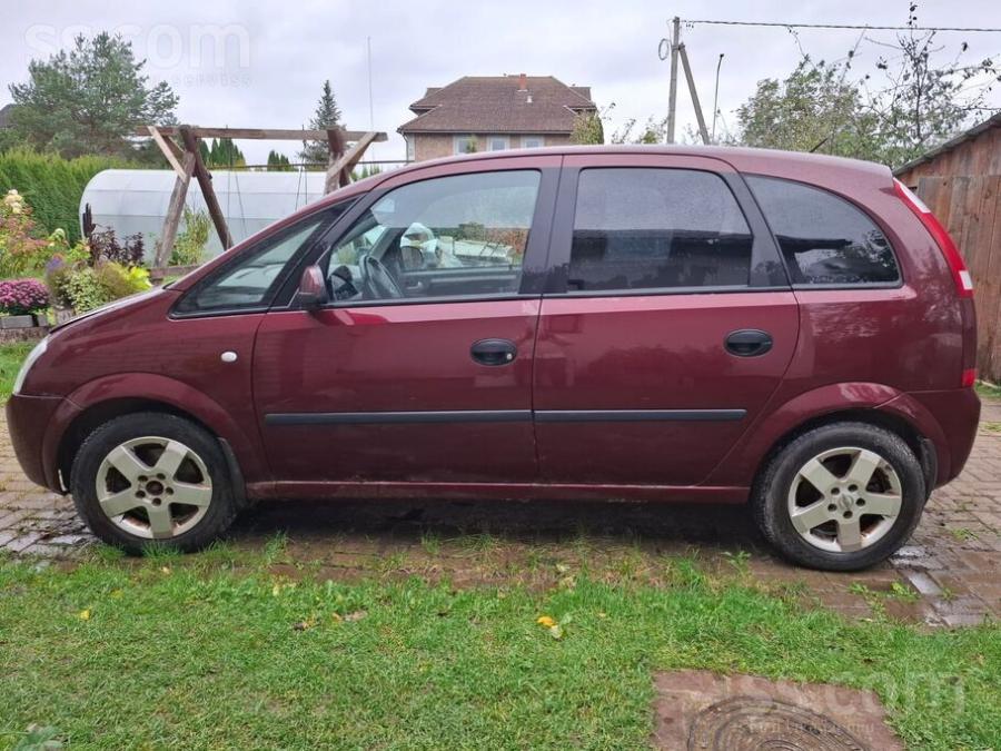 Sarkans Opel Meriva 2005 Bauska, ar dzinēja tilpumu 1.70 L un nobraukumu 226 tūkst. km par 700 €, foto 1 vietnē AUTOMOTO.COM.LV