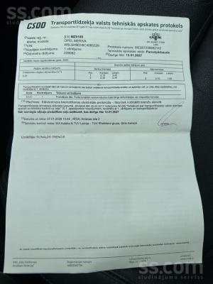 Красный Опель Мерива 2012 в Рига, объемом двигателя 1.70 л и пробегом 232 тыс. км за 3800 €, фото 11 на AUTOMOTO.COM.LV