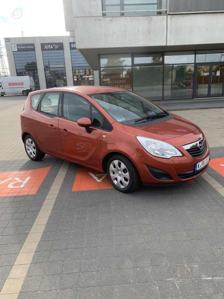 Sarkans Opel Meriva 2013 Kauņa, ar dzinēja tilpumu 1.40 L un nobraukumu 2 tūkst. km par 3350 €, foto 3 vietnē AUTOMOTO.COM.LV